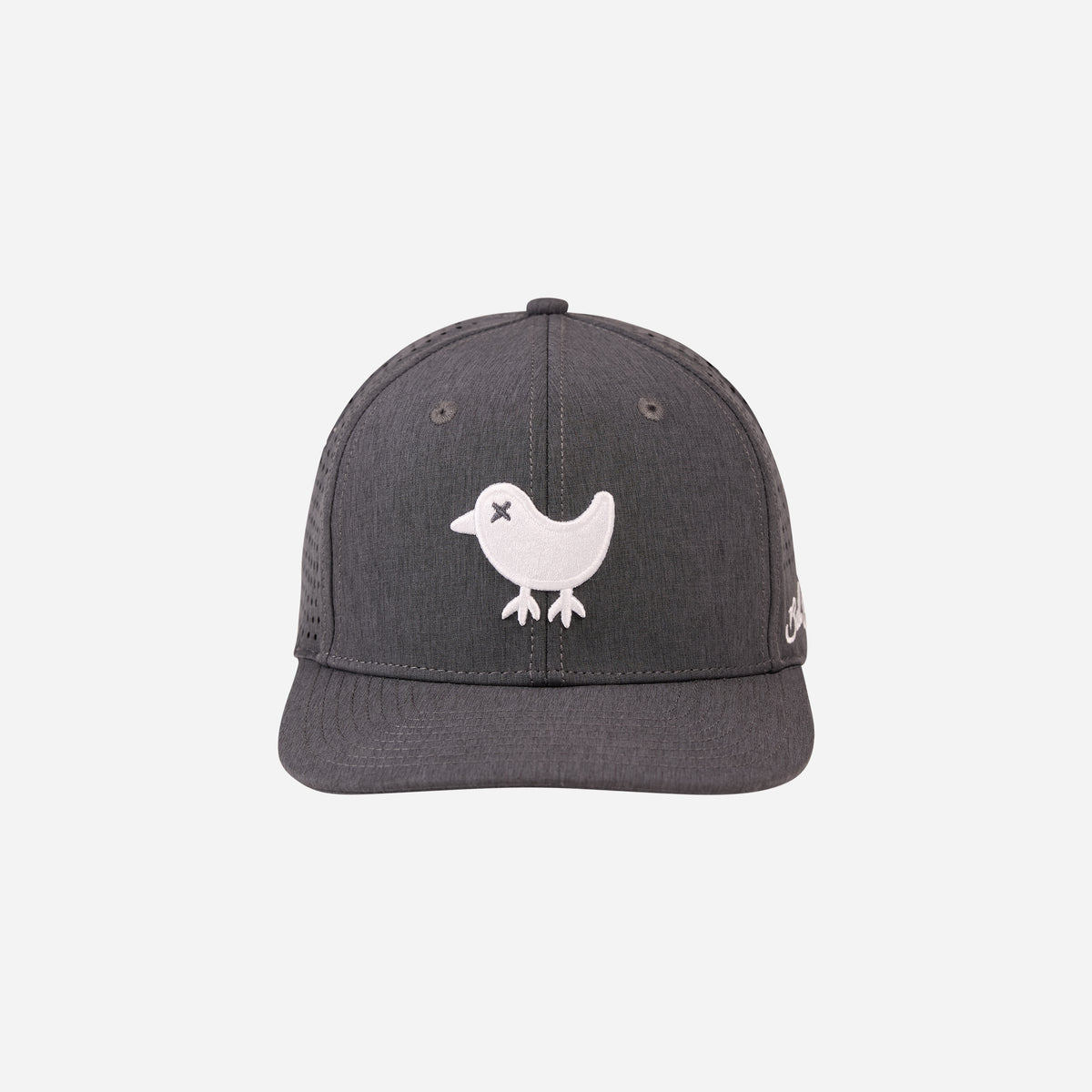 Birdie Snapback- Dark Heather – Bad Birdie