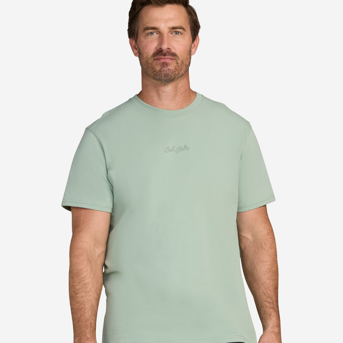 Men's Script Tee - Washed Sage – Bad Birdie
