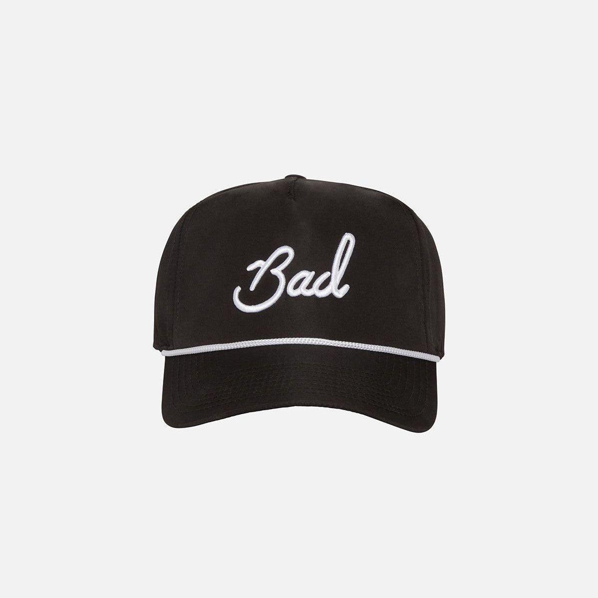 "Bad" Rope Golf Hat - Black - Bad Birdie
