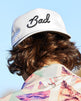 "Bad" Rope Golf Hat - White - Bad Birdie