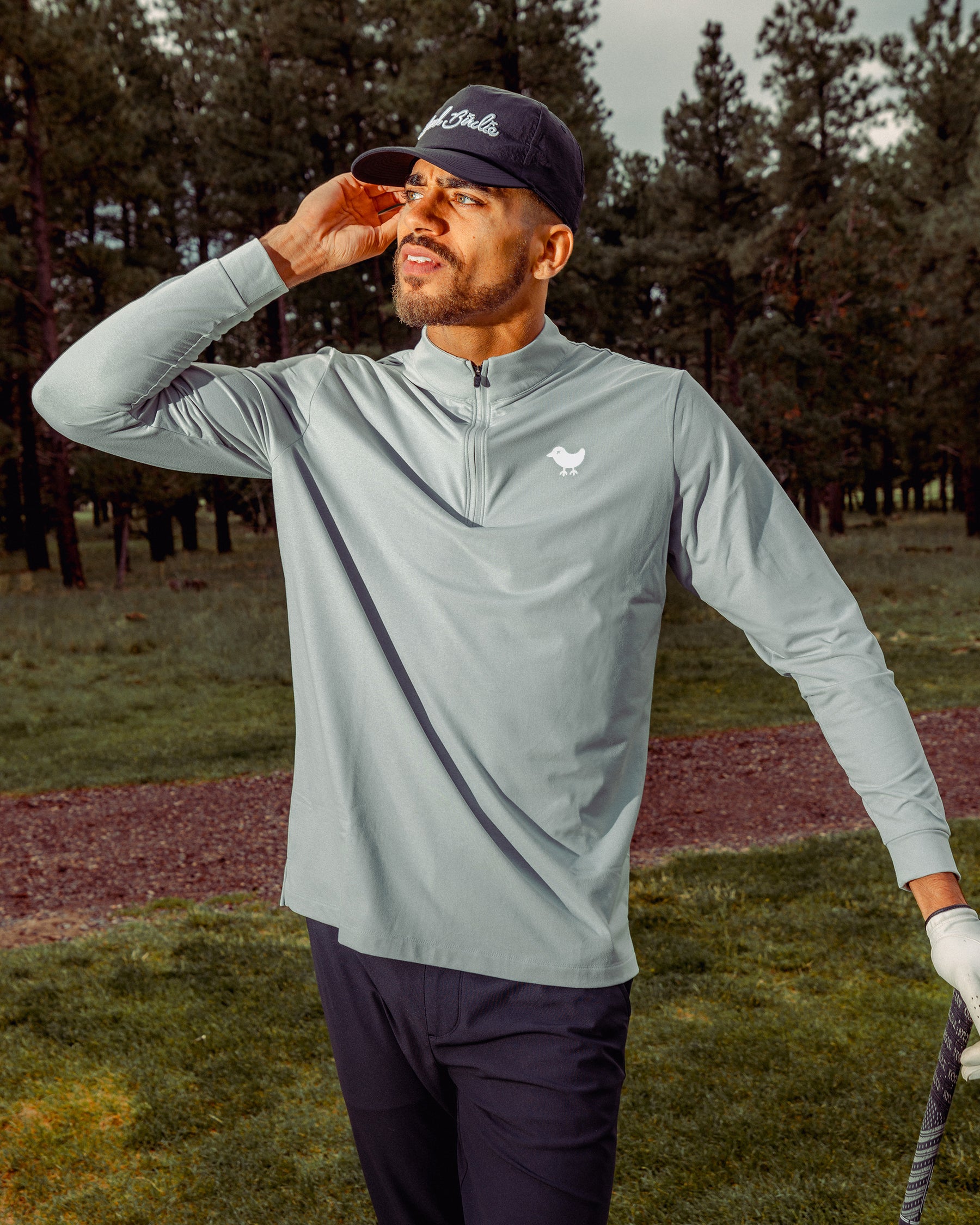 Heather Quarterzip - Bad Birdie