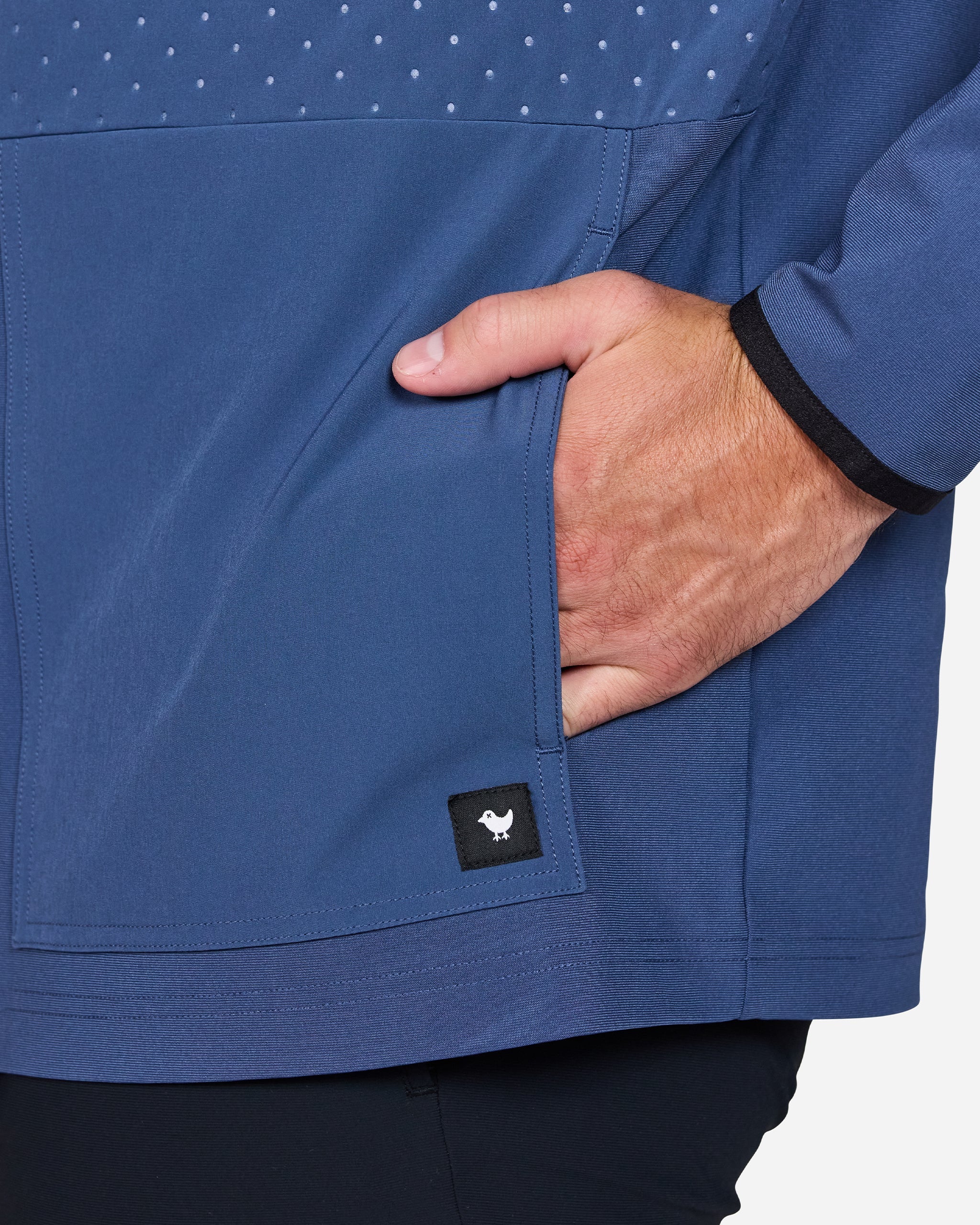 Men's Hybrid Jacket - Dusk Navy - Bad Birdie