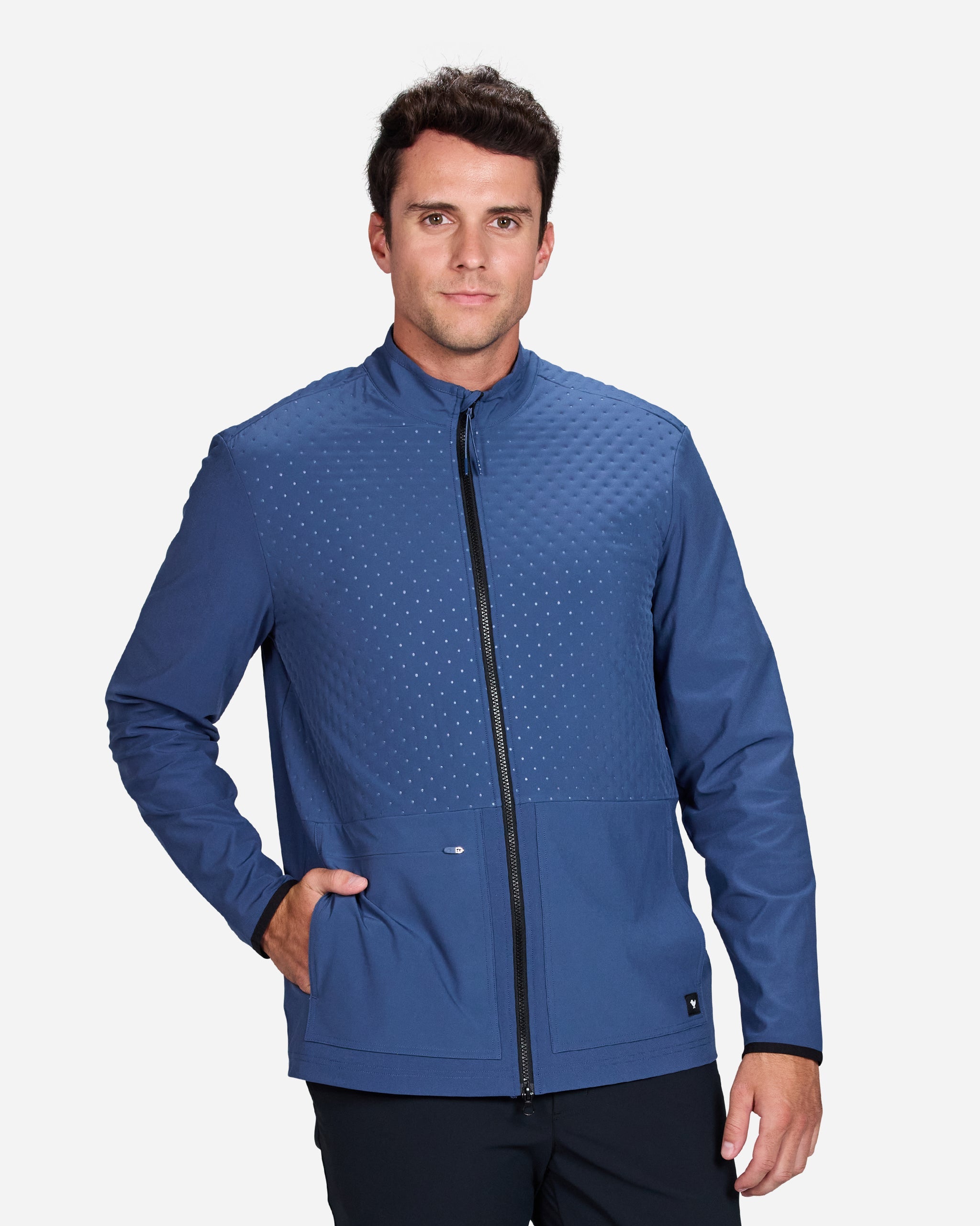 Men's Hybrid Jacket - Dusk Navy - Bad Birdie