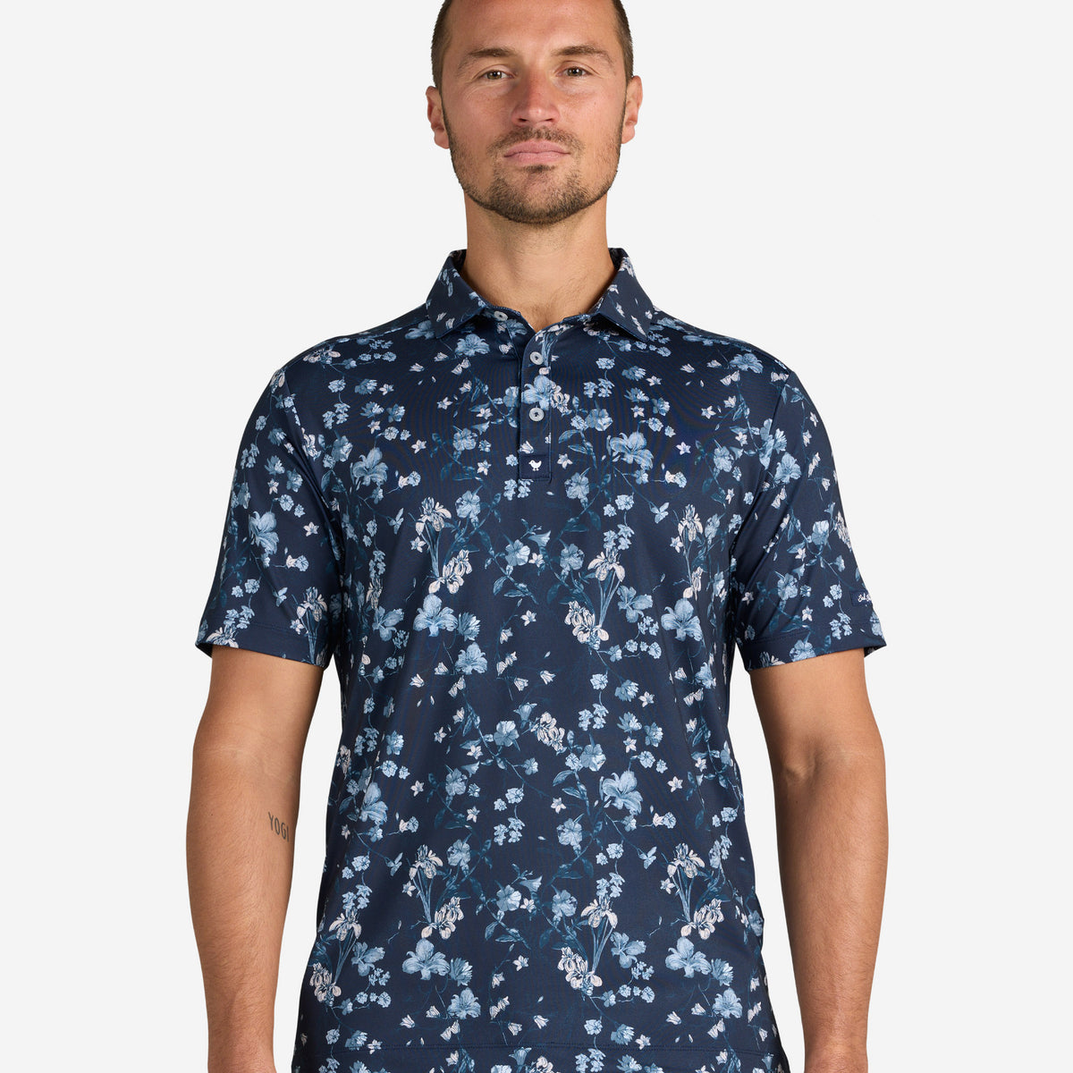 Men's Polo - Midnight Garden – Bad Birdie