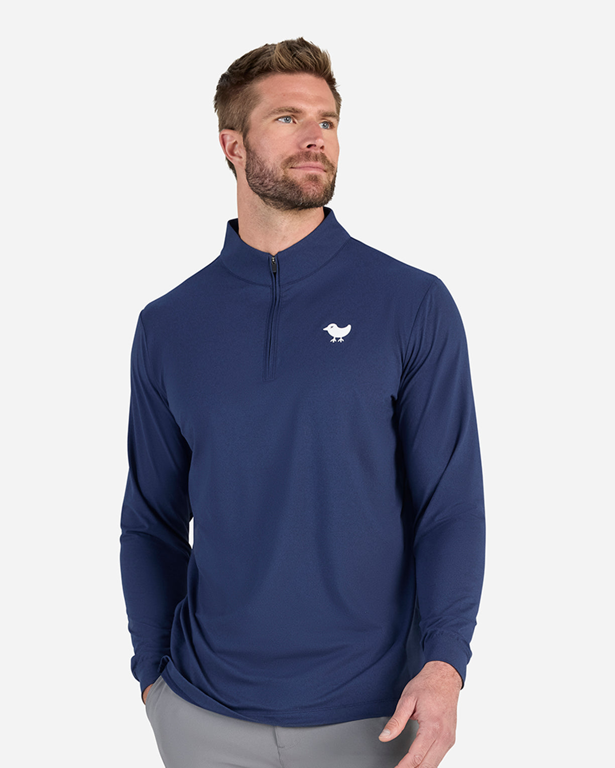 Navy Quarterzip - Bad Birdie