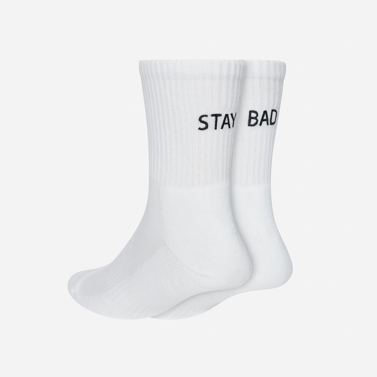 Stay Bad Socks - Brilliant White - Men's - Bad Birdie
