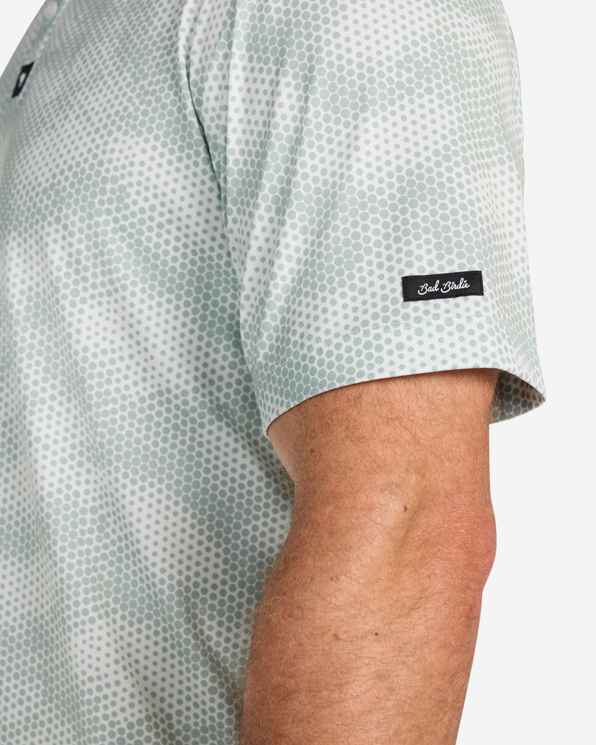 Men's Blade Polo - Through The Fog - Washed Sage – Bad Birdie