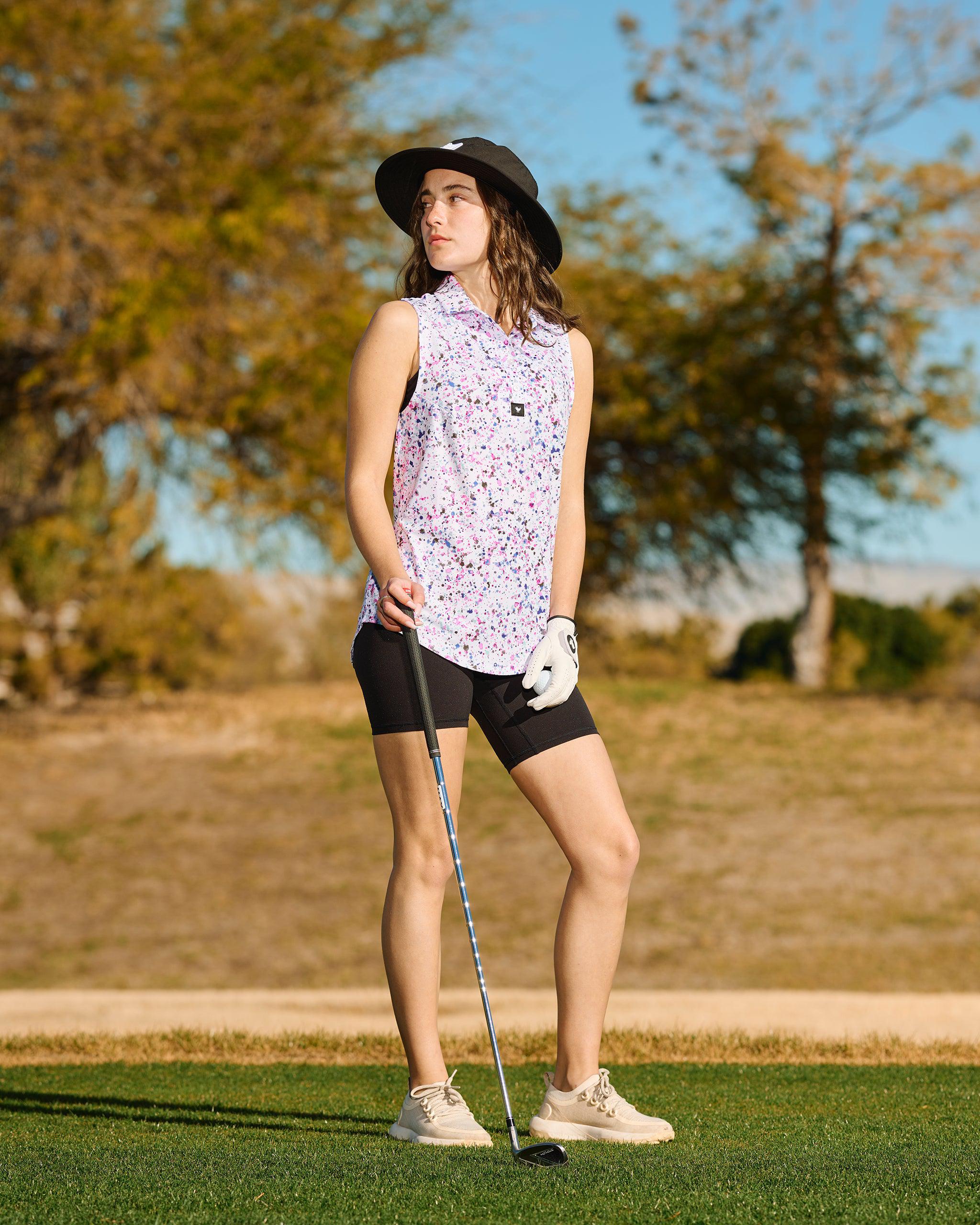 Paint Splatter 3 Women's Polo - Bad Birdie